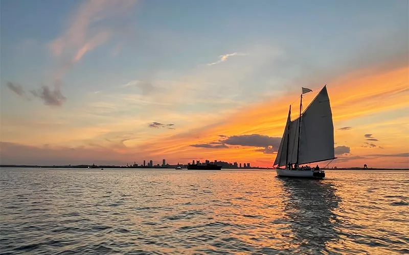 Boston Sunset Sail on Schooner Adirondack | Boston Sailing