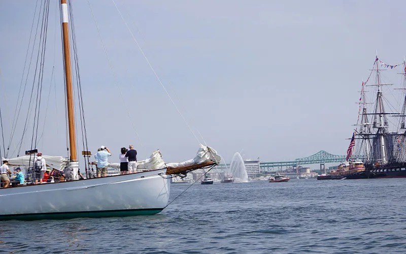 USS Constitution Turnaround Boston | Boston Sailing