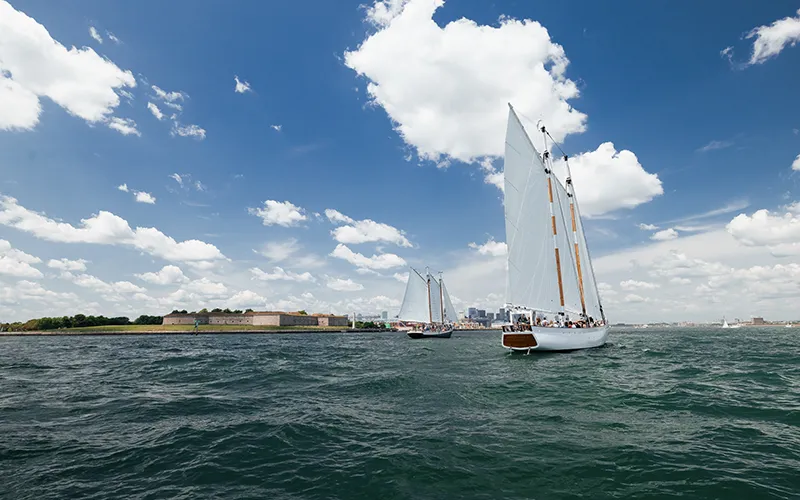 Boston Sailboat Ride aboard the Adirondack Schooners | Boston Sailing