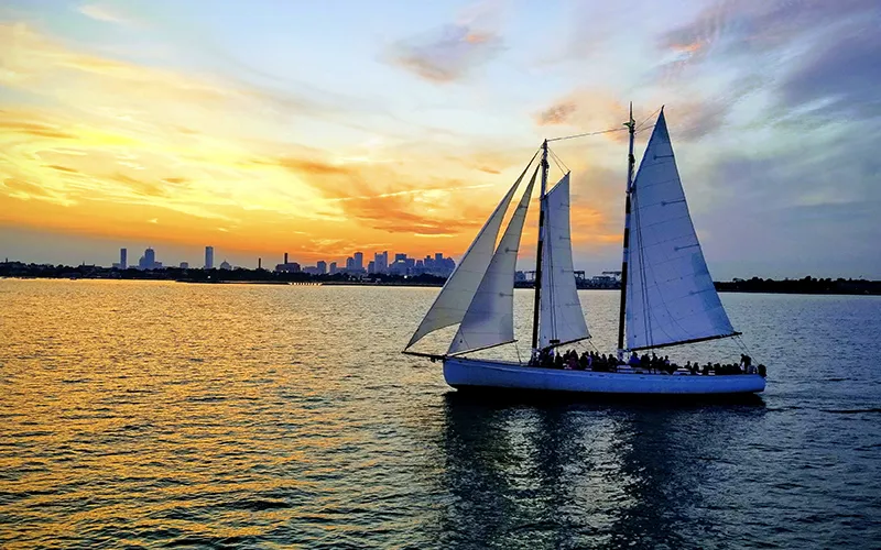 Boston Sunset Sail on Schooner Adirondack | Boston Sailing