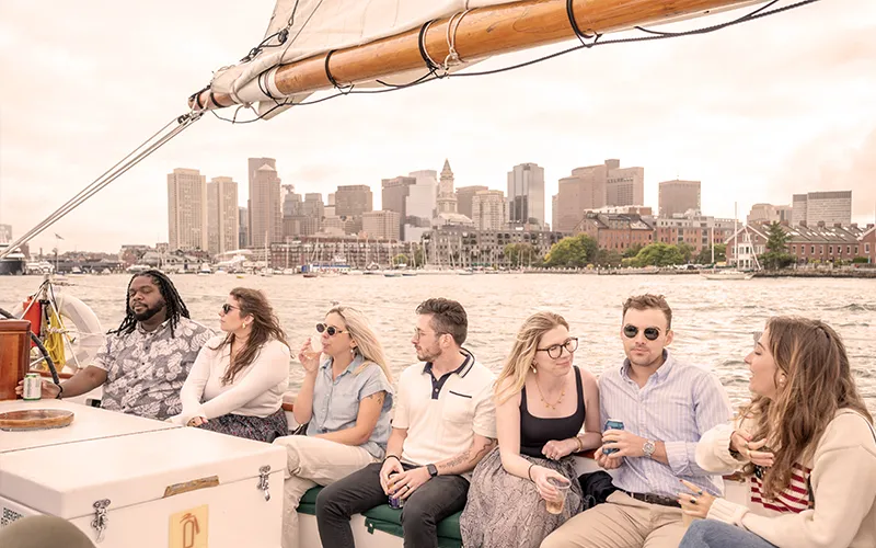 Boston Sunset Sail on Schooner Adirondack | Boston Sailing
